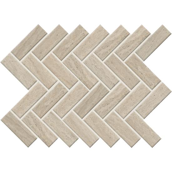American Olean Sunset Falls SF16 Beige Matte Porcelain Mosaic — Stone ...