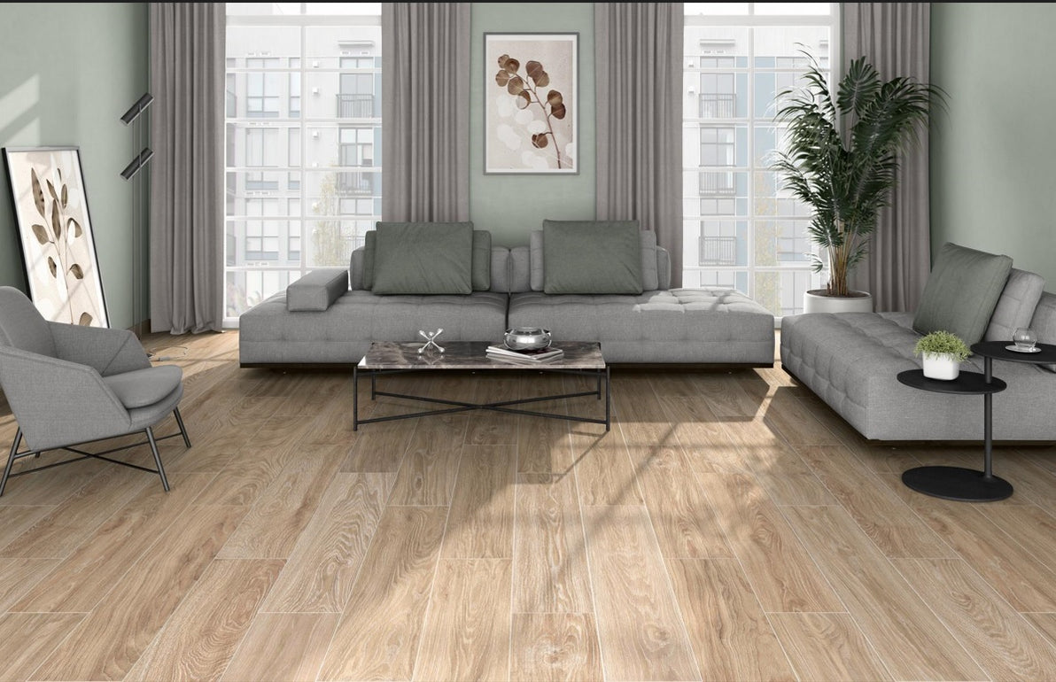 Acadian Roble Matte Porcelain Tile | Lowest Price — Stone & Tile Shoppe ...