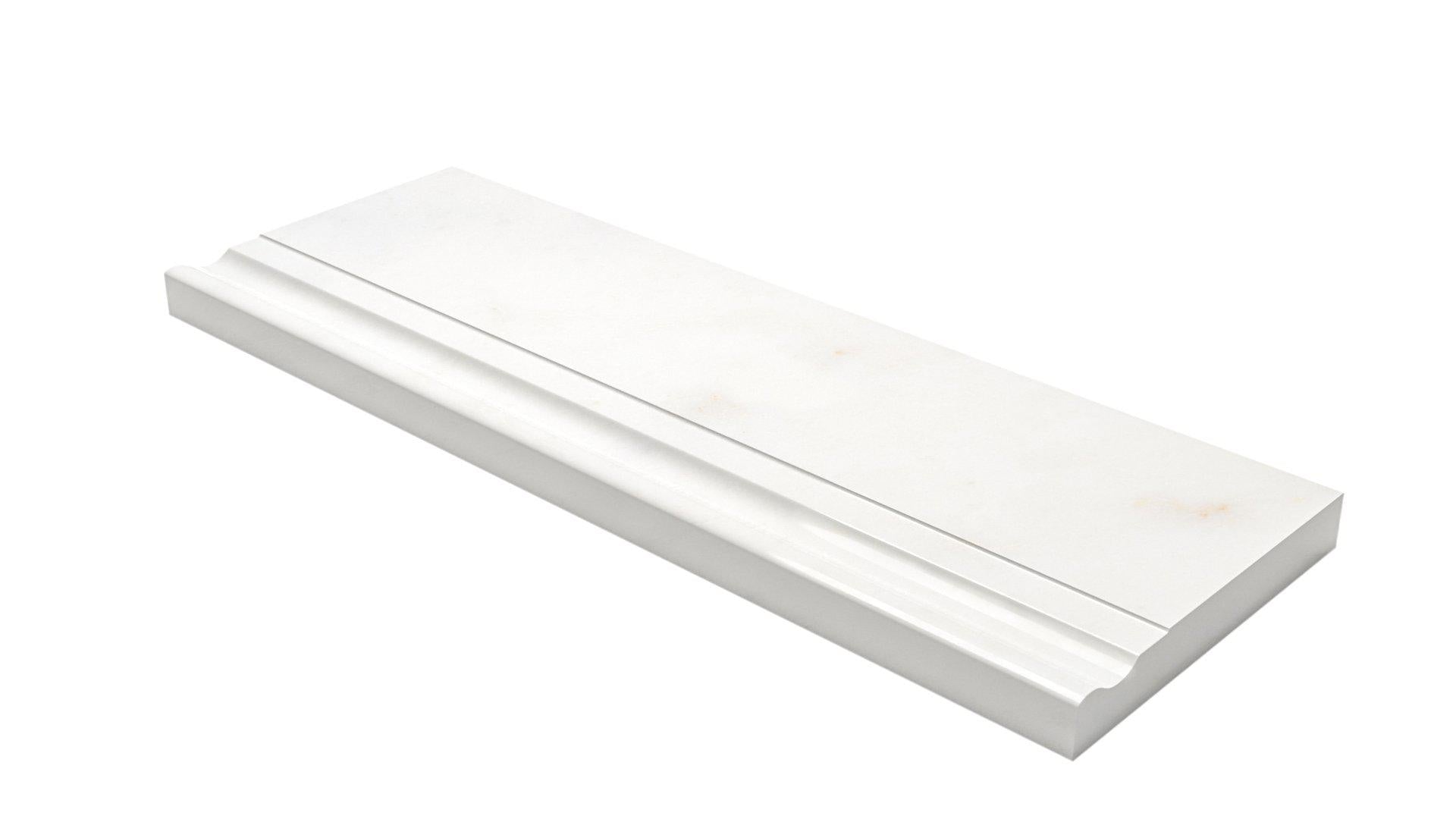 Baseboard with White — Stone & Tile Shoppe, Inc.