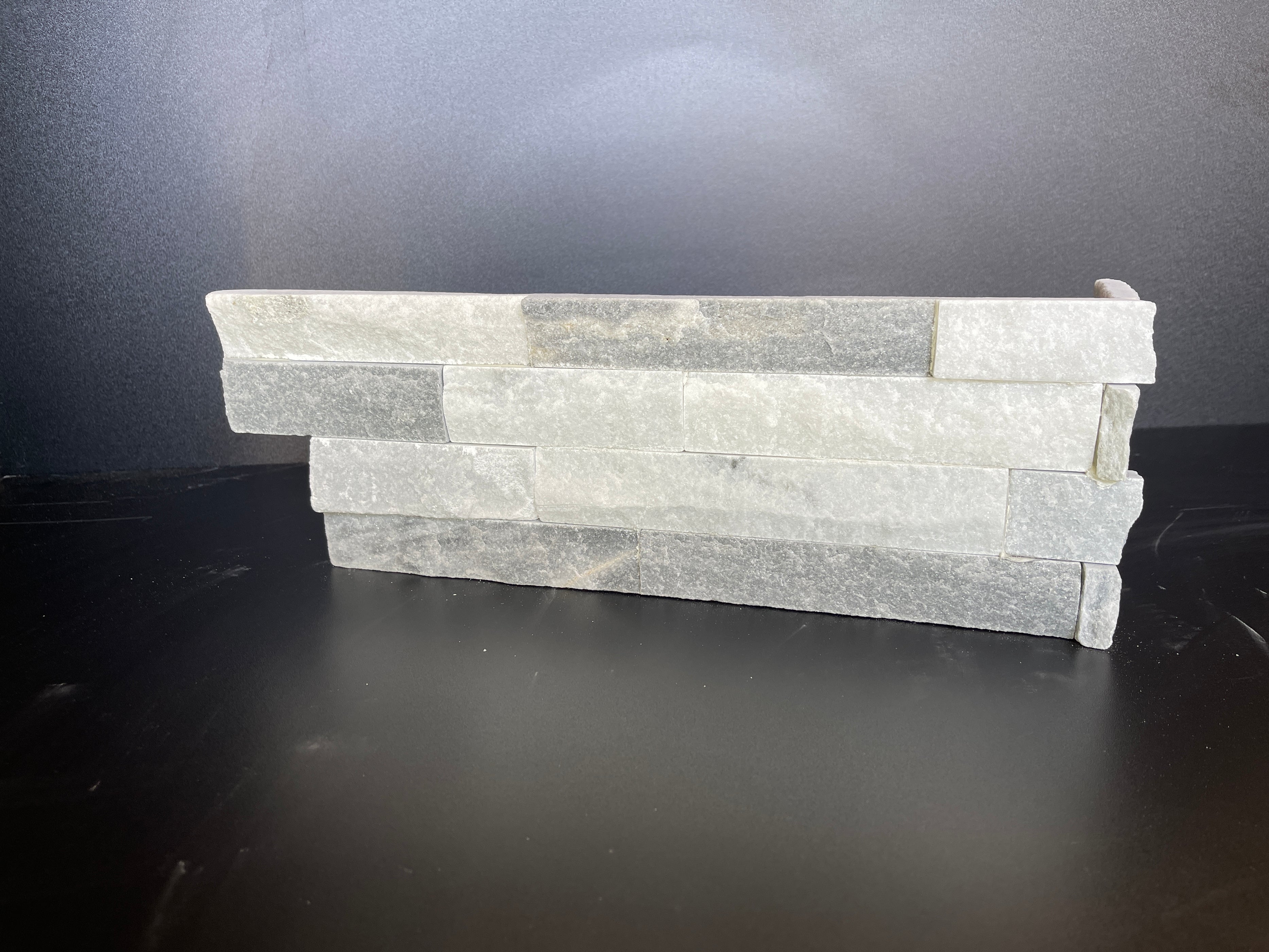 Alaska Gray Split Face Marble Ledgestone Corner | Lowest Price — Stone ...