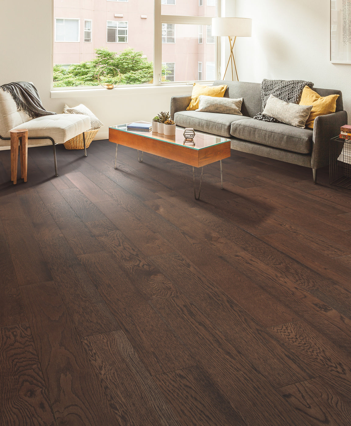 Mohawk Alpine Ridge 75 Worn Leather Oak Prefinished Engineered Hardwood ...