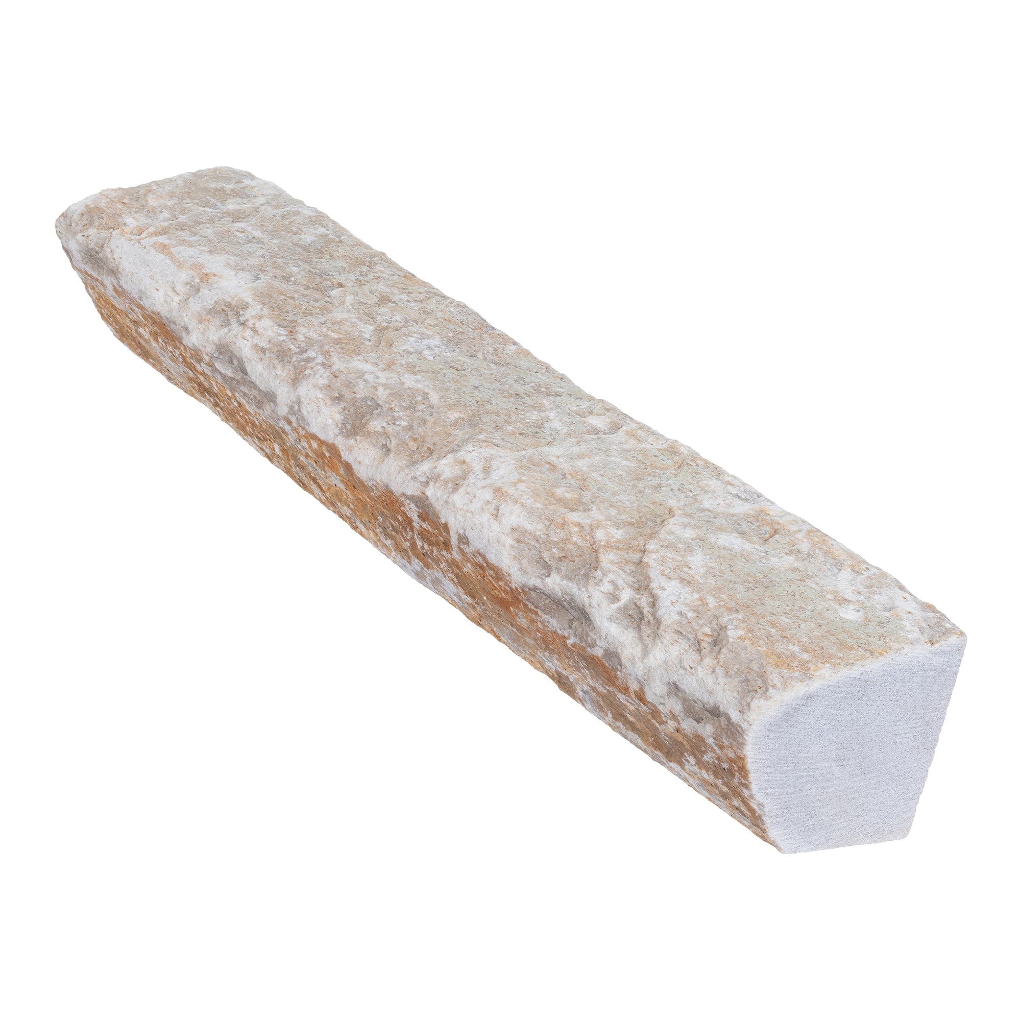 Amber Gold Natural Cleft Face, Gauged Back Quartzite Wainscot Sill ...