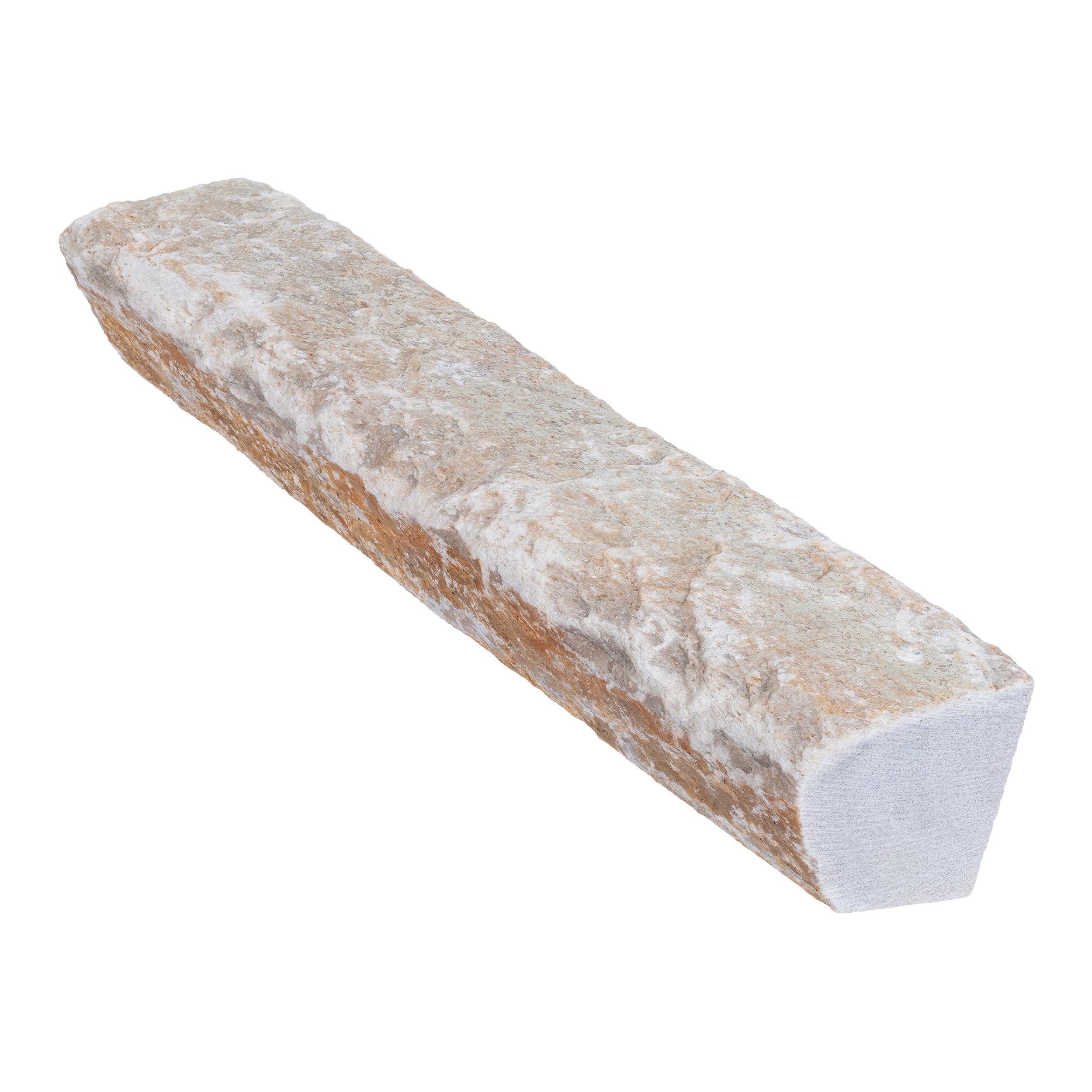 Amber Gold Natural Cleft Face, Gauged Back Quartzite Wainscot Sill ...