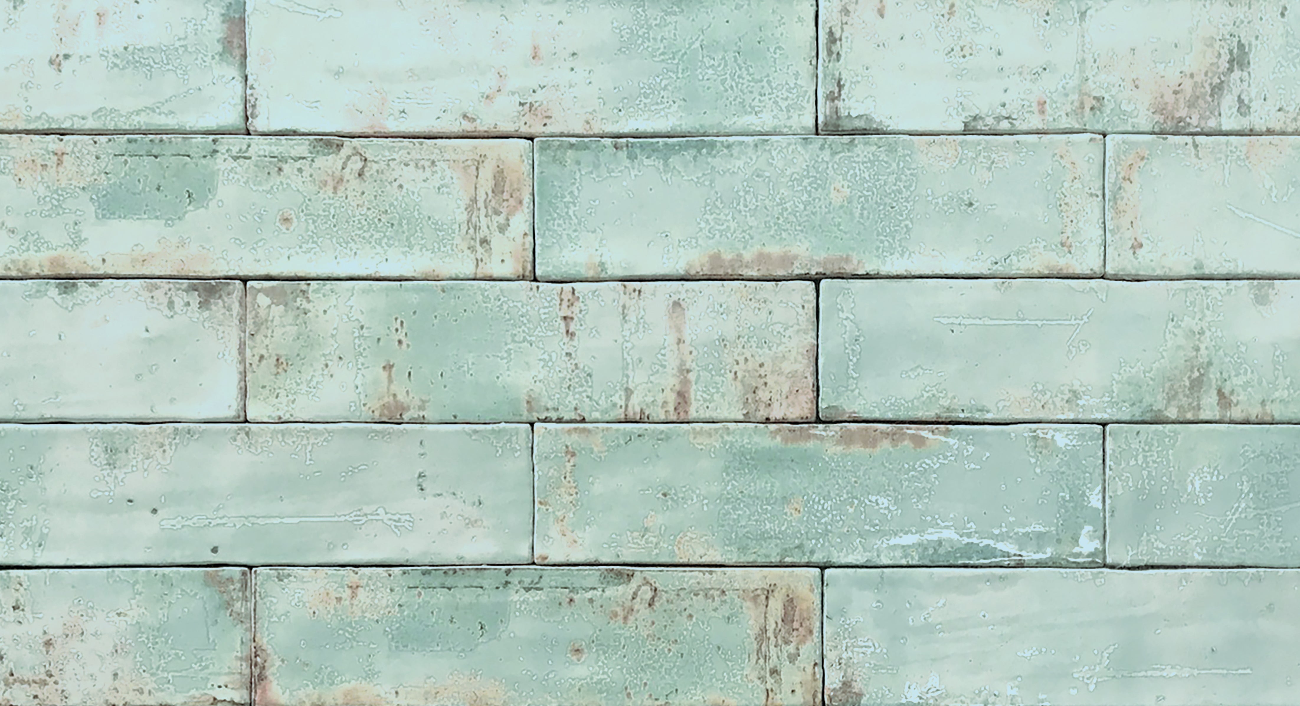 Tesoro Grunge Aqua Glossy Ceramic Tile | Lowest Price — Stone & Tile ...