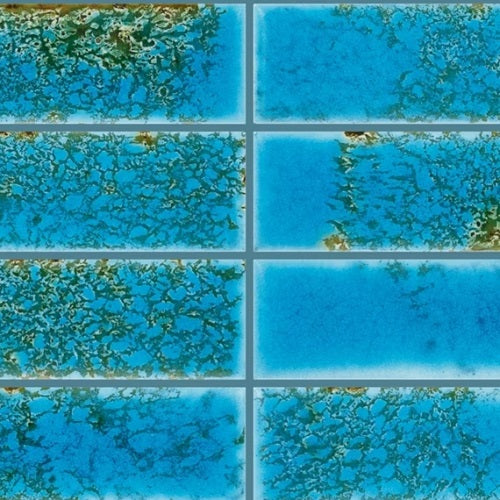 Daltile Fyre Stare FY23 Aquamarine Blue Glossy Ceramic Tile — Stone ...