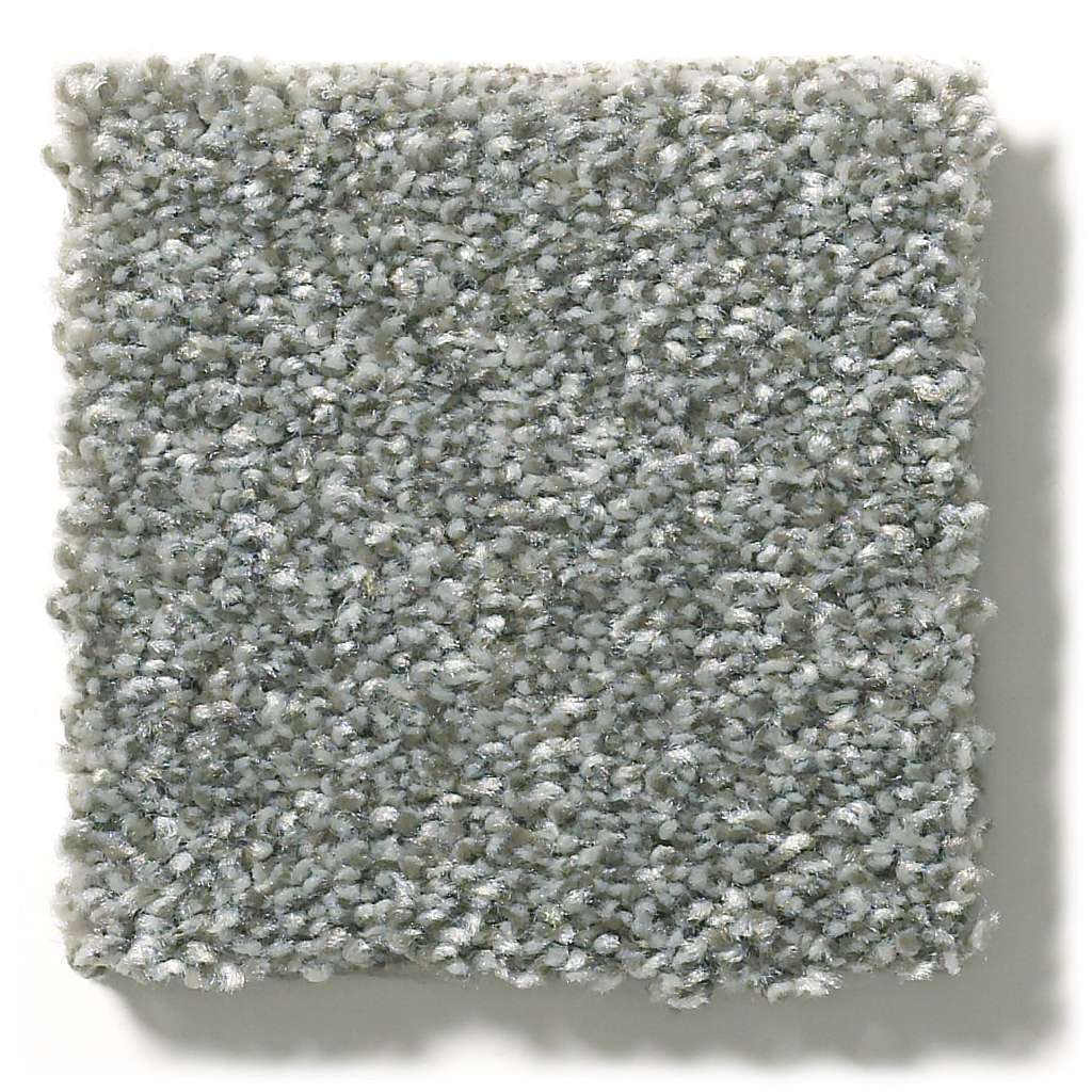 Shaw Attainable 521T Arctic Shadow Textured Polyester Carpet — Stone ...