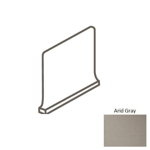 Daltile Quarry Tile 0Q42 Arid Gray Matte Quarry Cove Base Right Corner ...