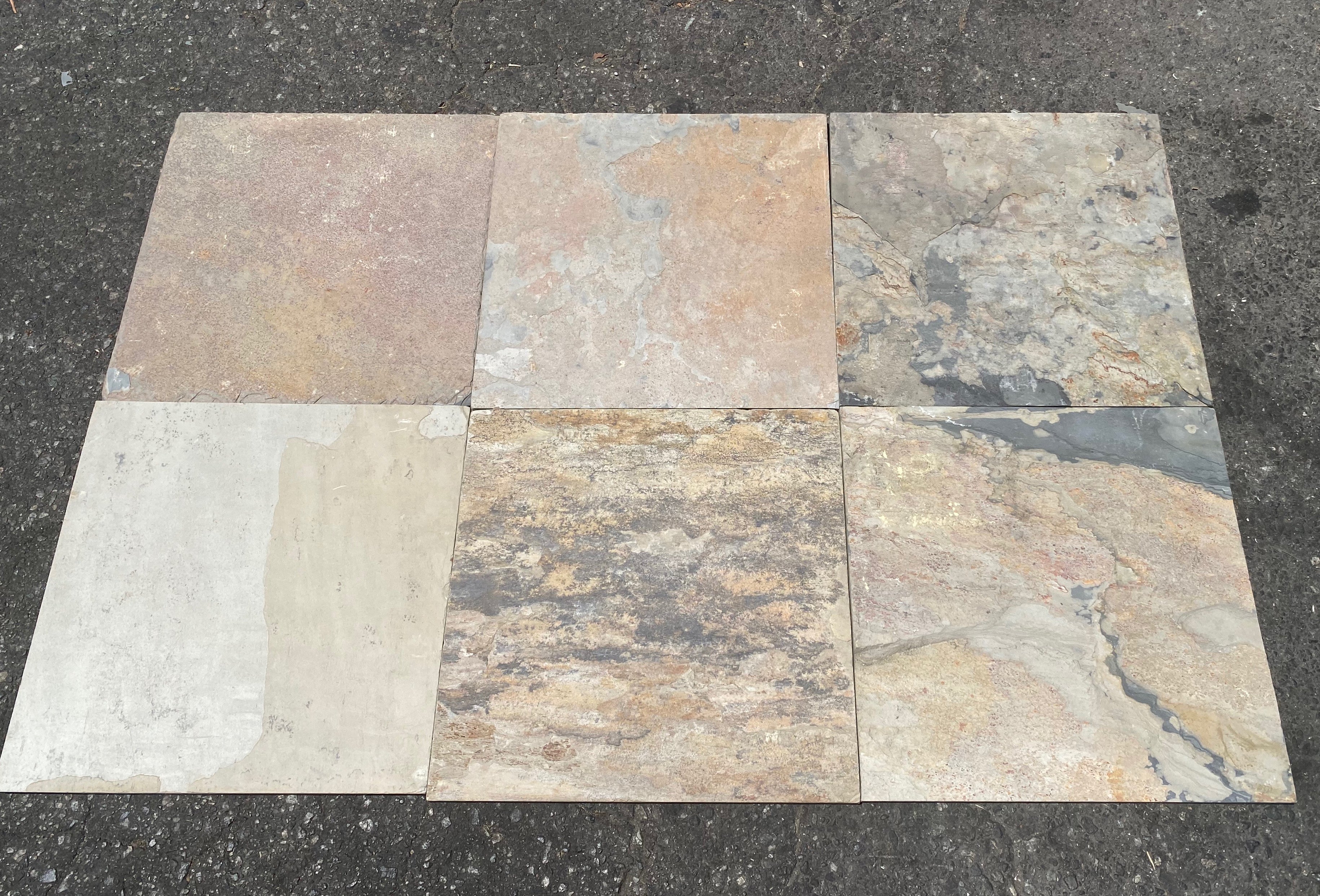 Autumn Natural Cleft Face, Gauged Back Slate Tile — Stone & Tile Shoppe ...