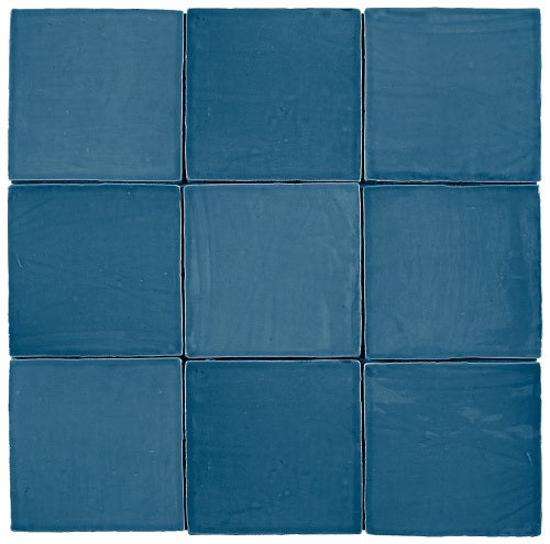 Roca St. Tropez Azul Glossy Ceramic Tile | Lowest Price — Stone & Tile ...