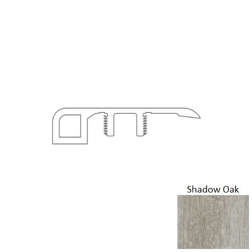 Shaw 00592 Shadow Oak ArmourBead Baby Threshold With Molding Track ...
