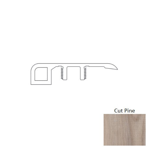 Shaw Paragon 7 Inch Plus Cut Pine Baby Threshold With Molding Track ...