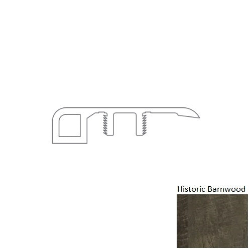 Shaw CC183 Historic Barnwood Baby Threshold With Molding Track — Stone ...