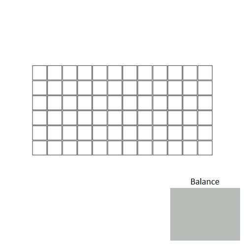 American Olean Color Story Mosaic 0034 Balance Matte & Glossy Ceramic ...