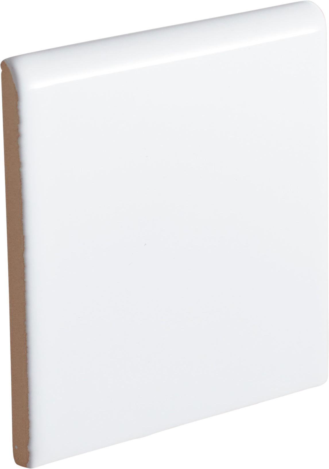 Arizona Tile Bare White Glossy Ceramic Double Bullnose | Lowest Price ...