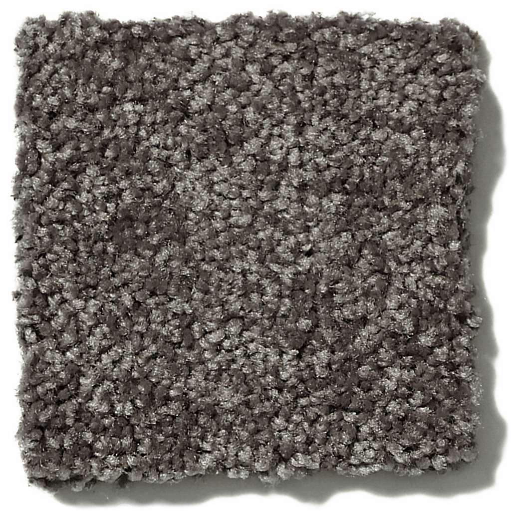 Shaw Full Court 12' 00740 Barn Beam Textured Polyester Carpet — Stone ...