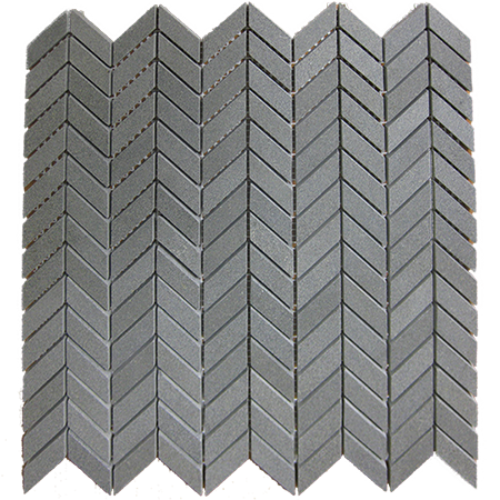 Basalt Gray Basalt Mosaic - Mini Chevron | Stone & Tile Shoppe