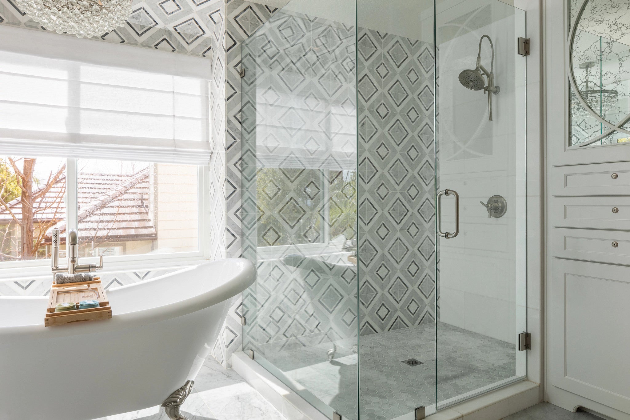 Arizona Tile Bianco Carrara Honed & Polished Marble Mosaic — Stone ...