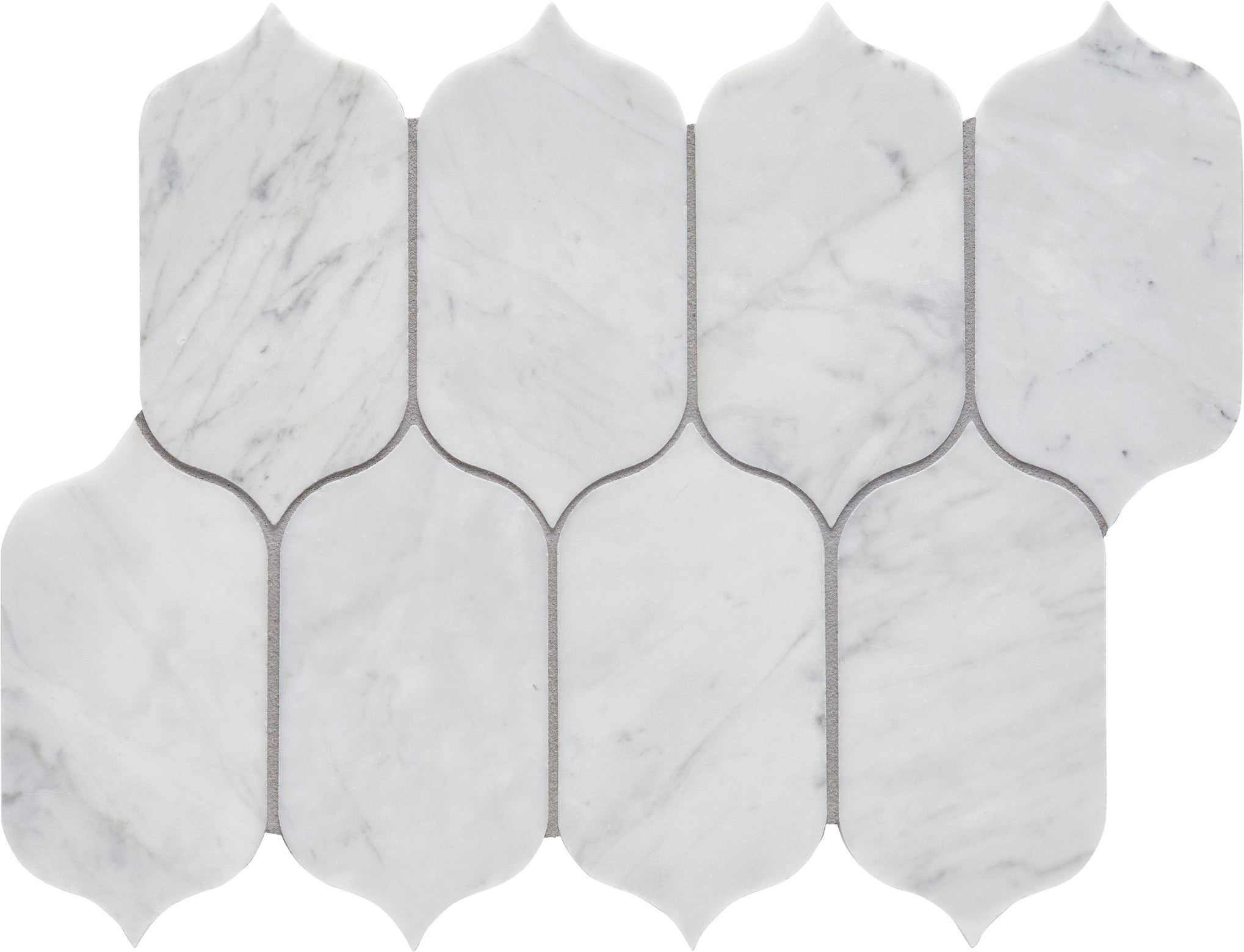 Arizona Tile Completa Bianco Venatino Honed Marble Mosaic — Stone ...