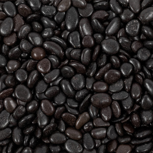 Black Small Polished Marble Loose Pebble | Lowest Price — Stone & Tile ...