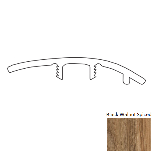 Tarkett Nugen XL Black Walnut Spiced Polyurethane Vinyl Reducer — Stone ...