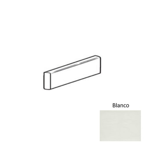 Roca Magnolia Blanco Glossy Ceramic Bullnose | Lowest Price — Stone ...