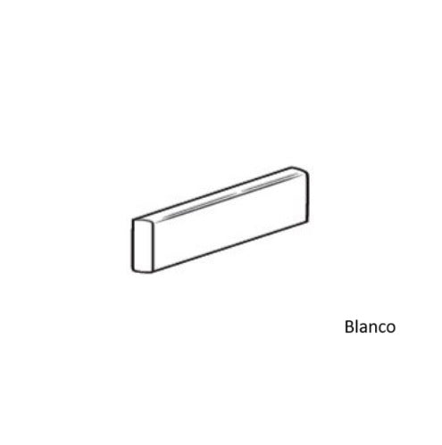 Roca Block Blanco Bright & Matte White Porcelain Bullnose — Stone ...