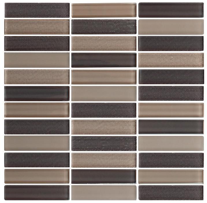 Eleganza Bolle Blend Mocha Matte Glass Mosaic | Lowest Price — Stone ...