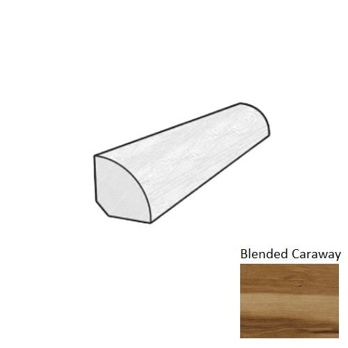 COREtec Plus HD Integrated Bevel Blended Caraway Vinyl Quarter Round ...