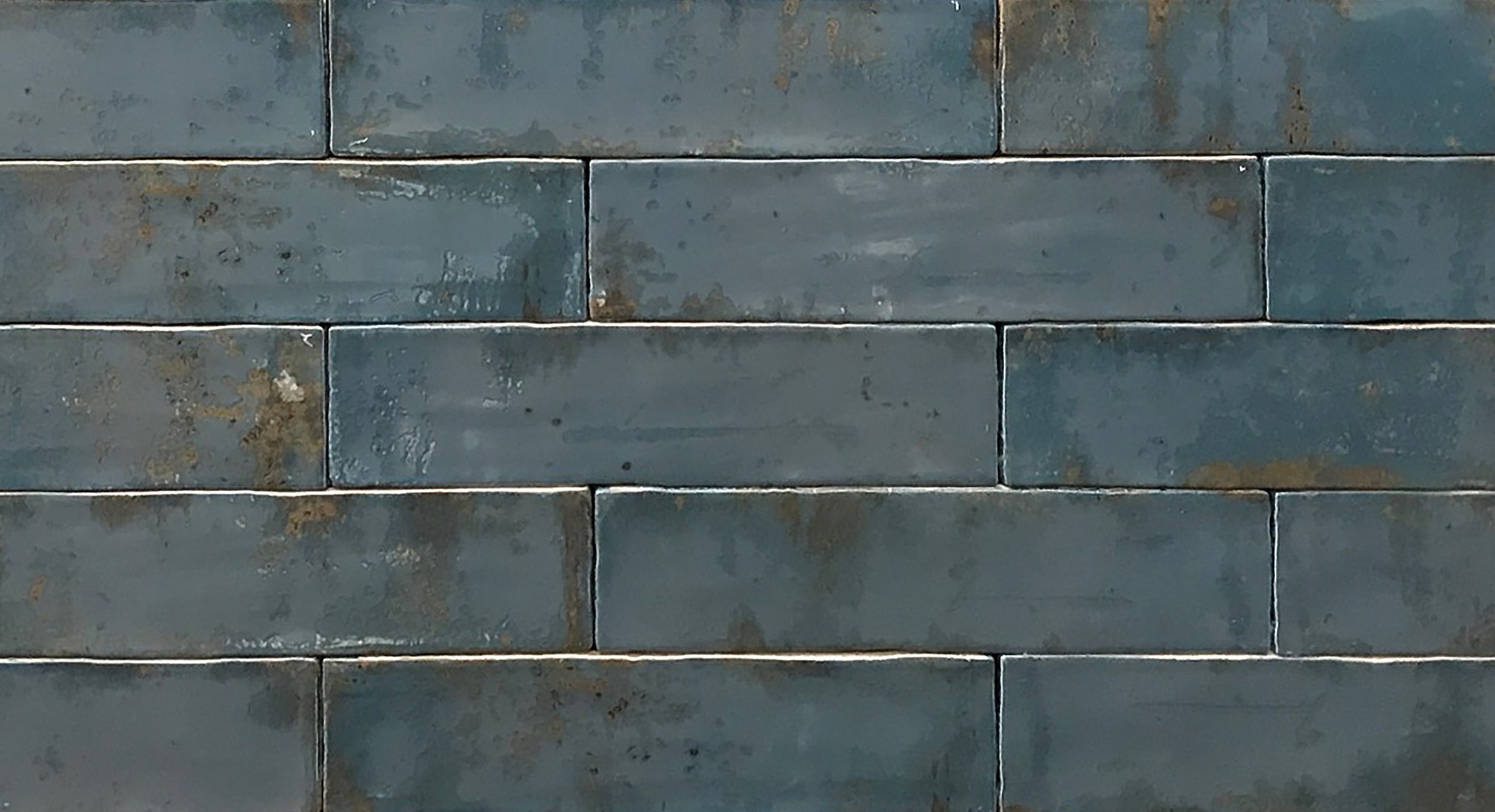 Tesoro Grunge Blue Glossy Ceramic Tile | Lowest Price — Stone & Tile ...