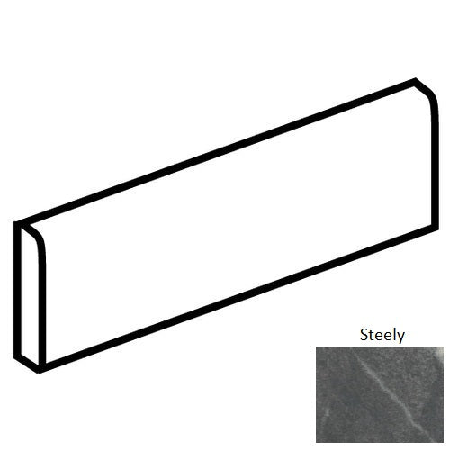 American Olean Foyer FY04 Steely Matte & Polished Porcelain Bullnose | Lowest Price — Stone ...