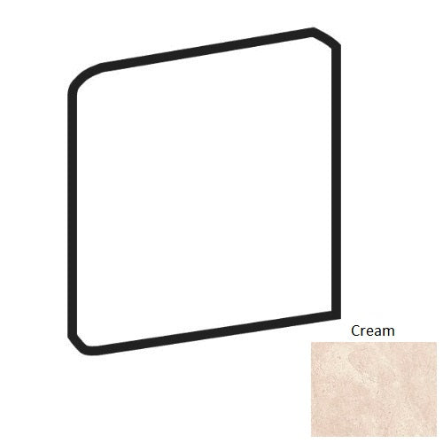 Daltile Affinity AF01 Cream Unpolished Bullnose Outcorner | Lowest ...