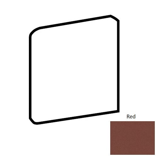 American Olean Sure Step II & Paver 0Q31 Red Matte Bullnose Outcorner ...