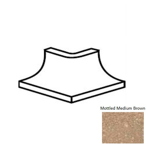Daltile Keystones Unglazed D050 Mottled Medium Brown Cove Base ...