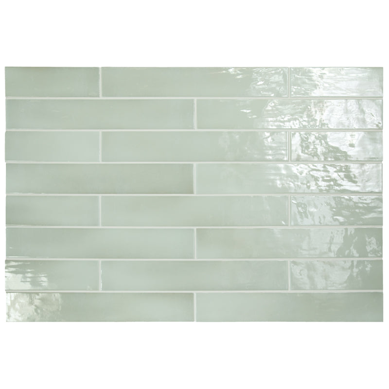Mir Cire Mint Glossy Ceramic Tile | Lowest Price — Stone & Tile Shoppe ...