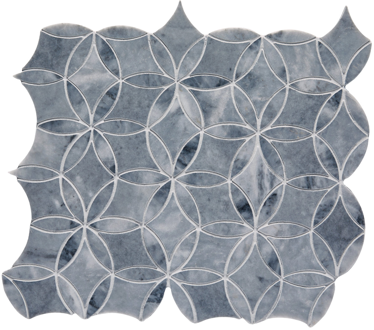 Arizona Tile Completa Deep Blue Honed Marble Mosaic | Lowest Price ...