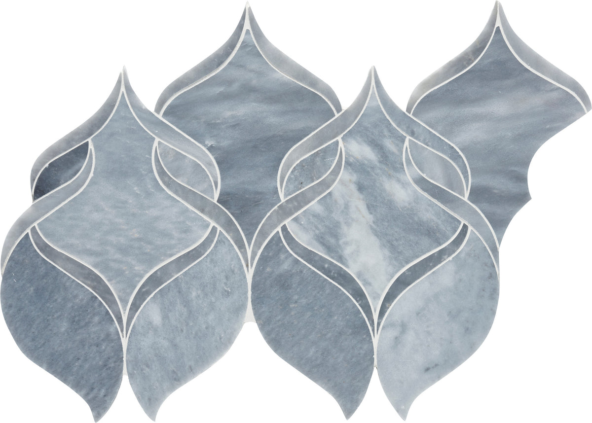 Arizona Tile Completa Deep Blue Honed Marble Mosaic | Lowest Price ...