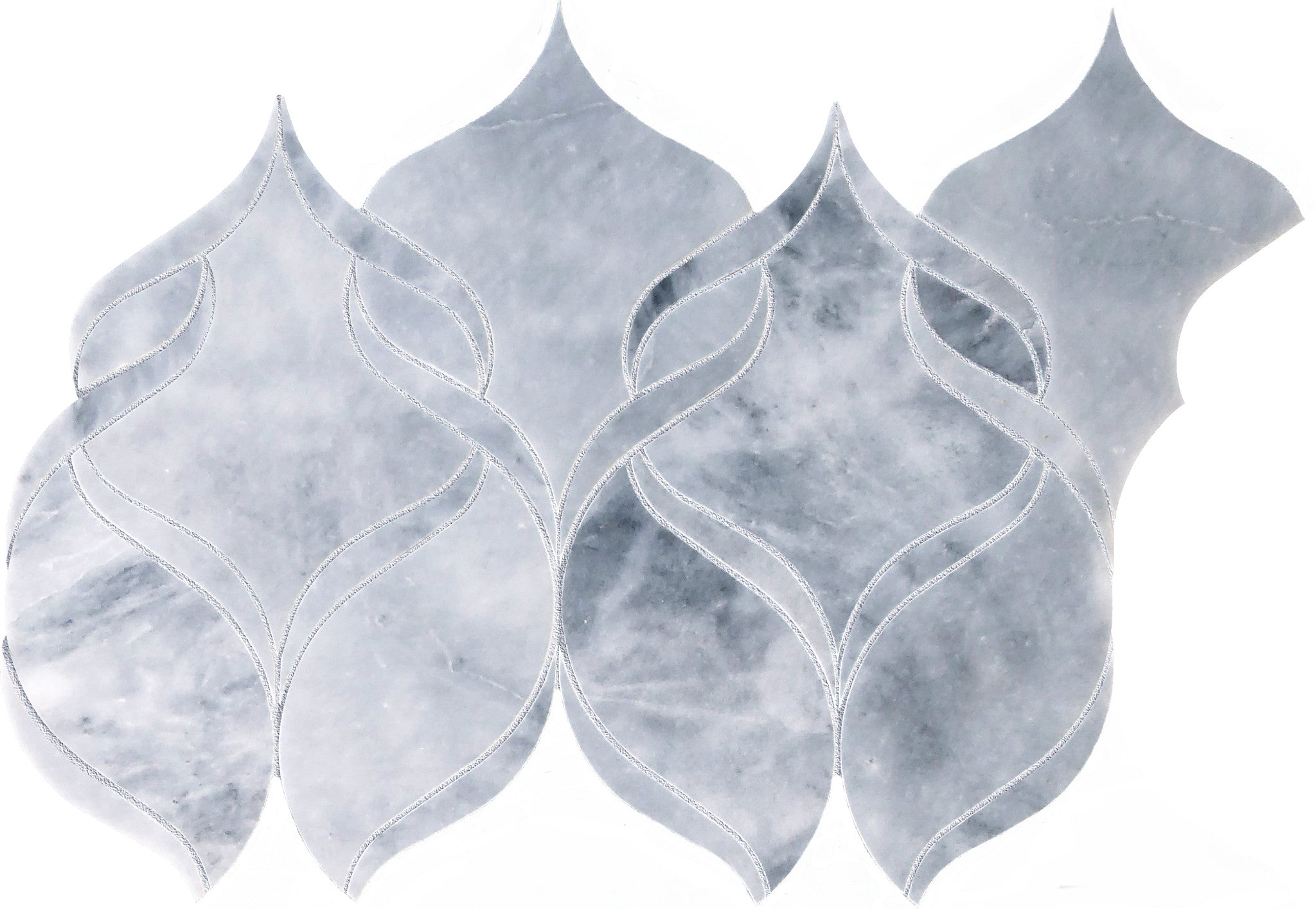 Arizona Tile Completa Sky Blue Honed Marble Mosaic | Lowest Price ...