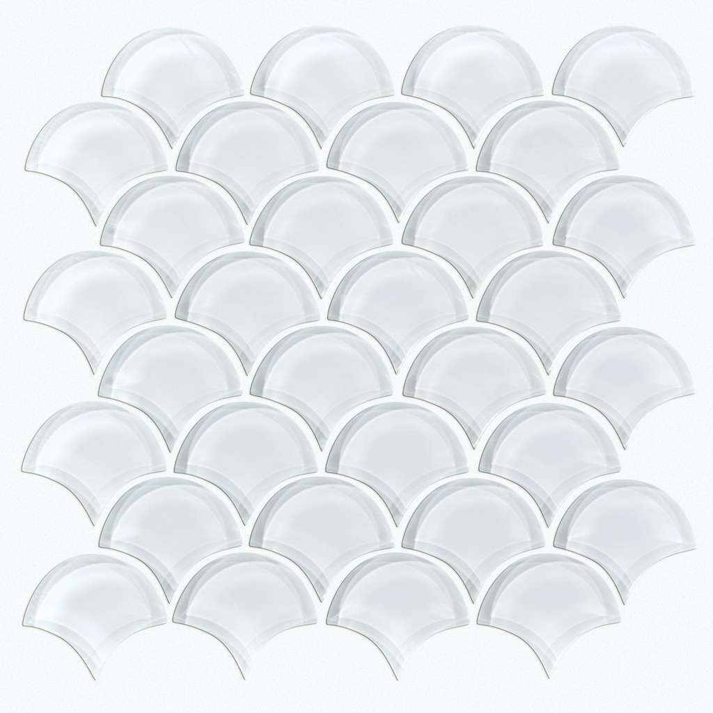 Shaw Cardinal 00100 Ice Glossy Glass Mosaic | Lowest Price — Stone ...