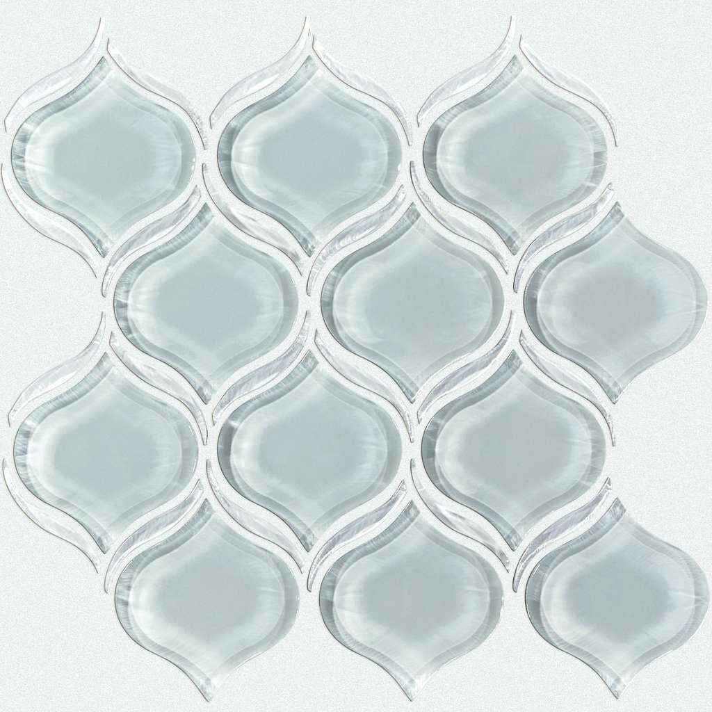 Shaw Cardinal 00500 Cloud Glossy Glass Mosaic | Lowest Price — Stone ...