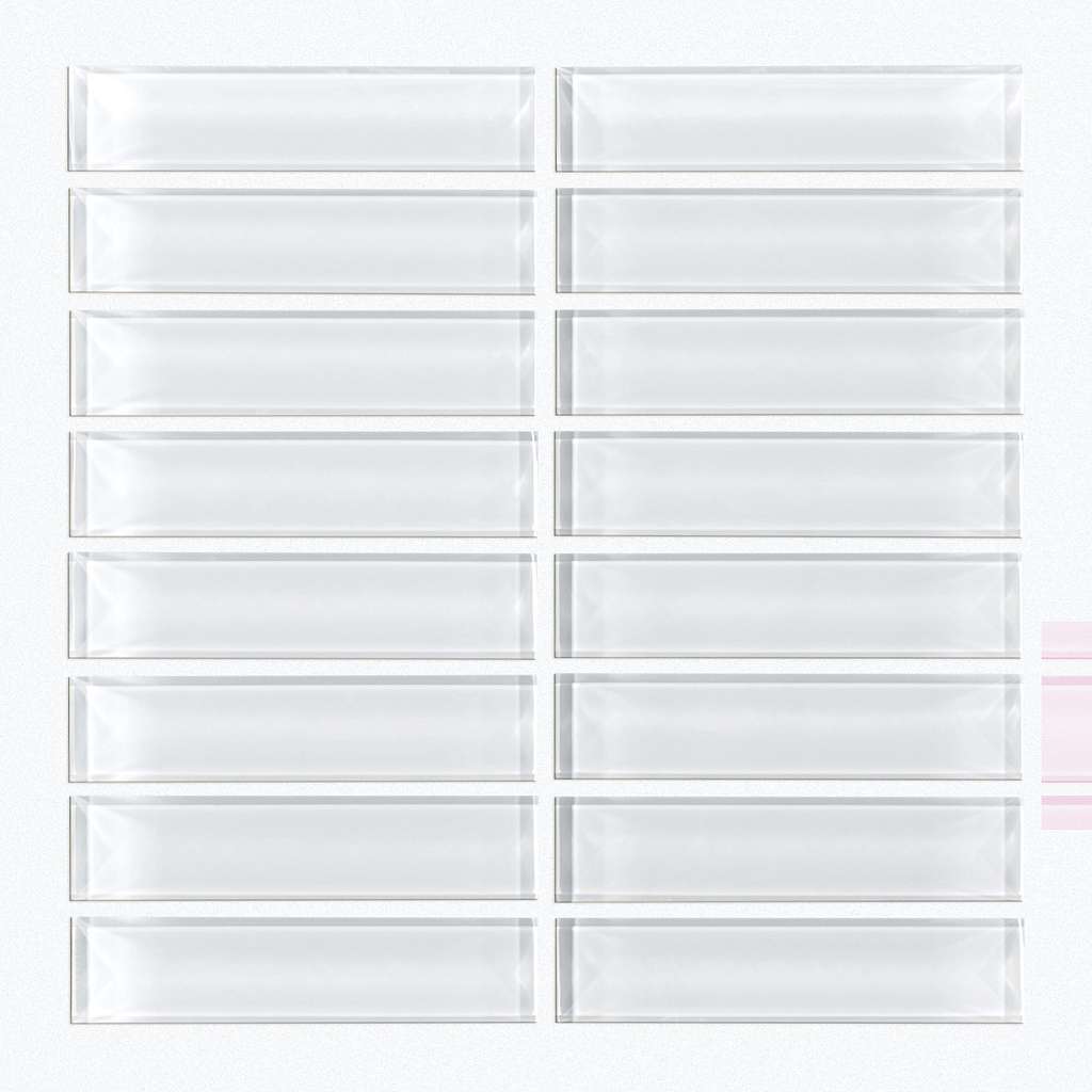 Shaw Cardinal 00100 Ice Glossy Glass Mosaic | Lowest Price — Stone ...