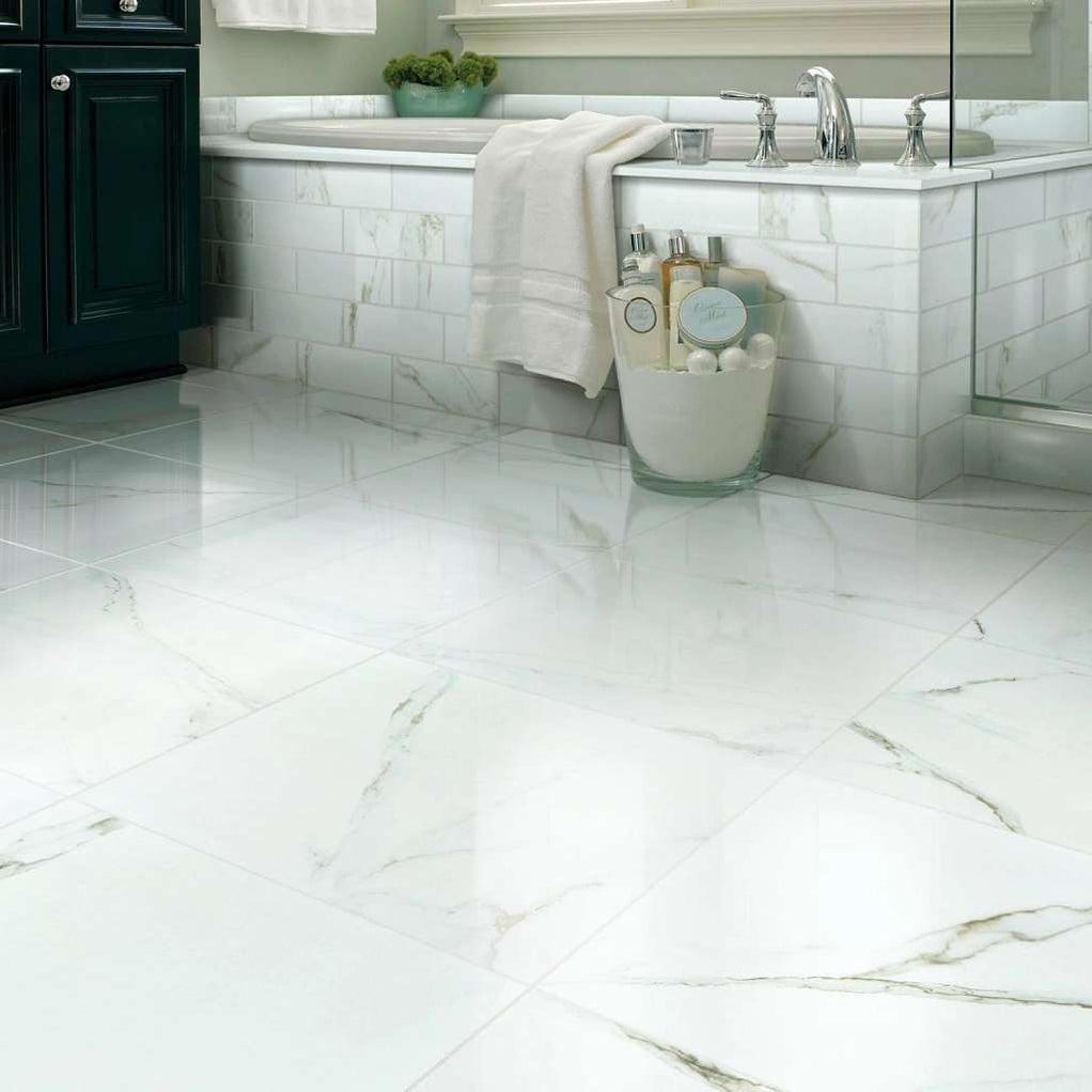 Shaw Casino CS30Z and CS39W 00121 Calacatta Polished Porcelain Tile ...