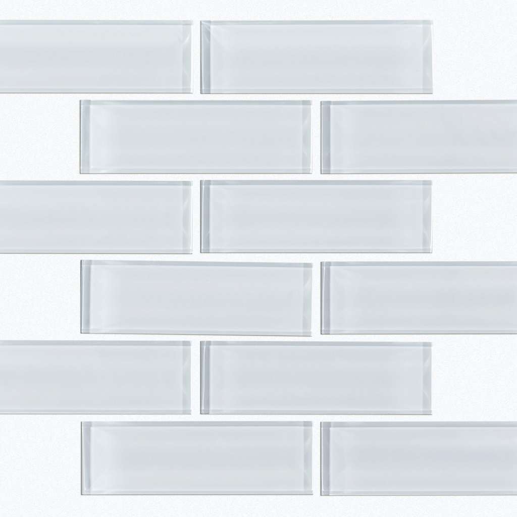 Shaw Cardinal Subway 00100 Ice Glossy Glass Mosaic | Lowest Price ...