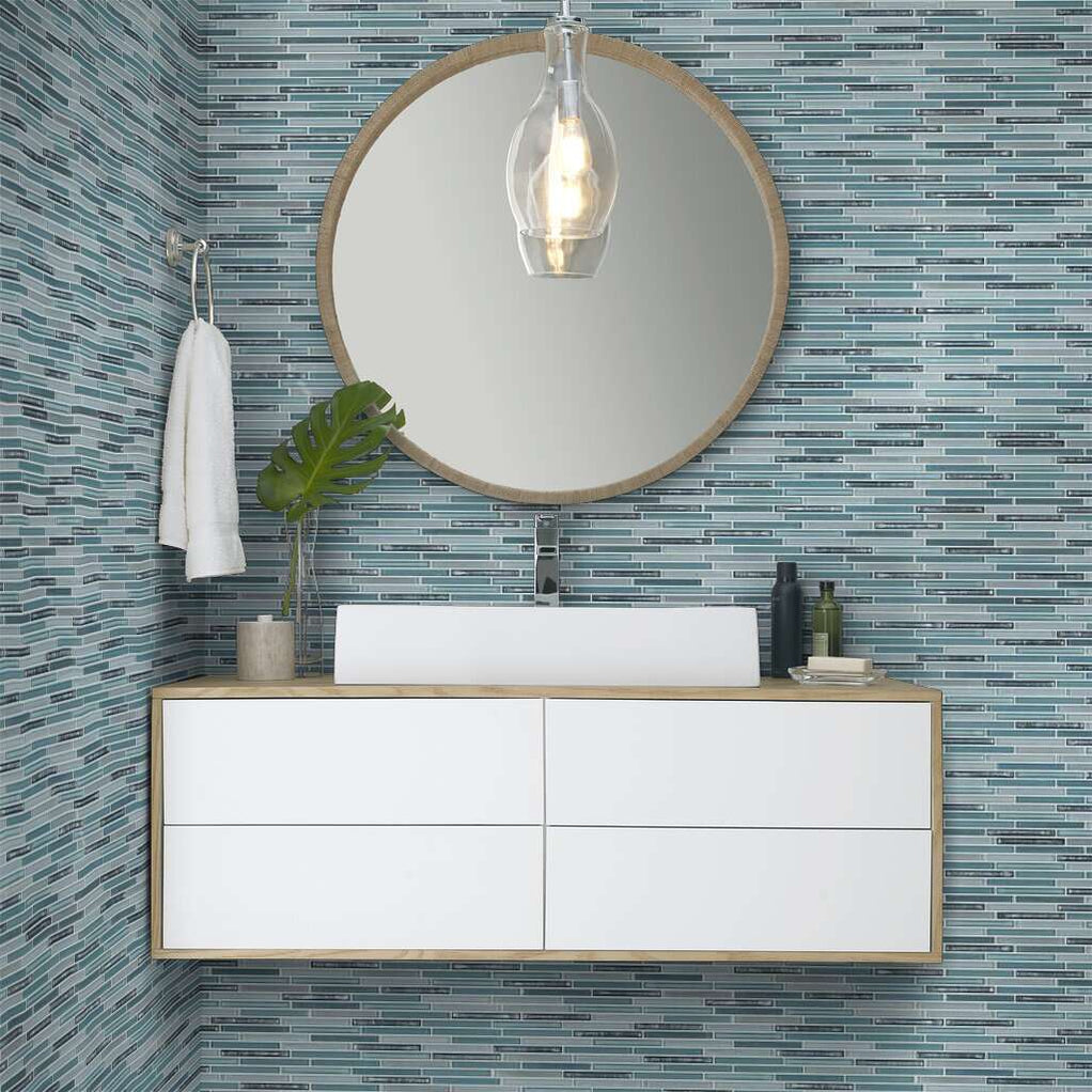 Shaw Molten Glass 00460 Hydra Glossy Glass Mosaic | Lowest Price ...