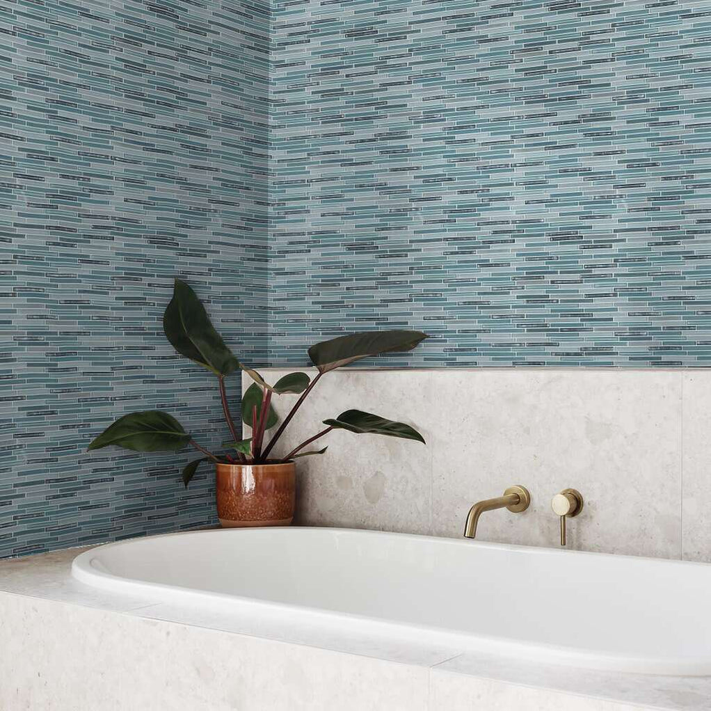 Shaw Molten Glass 00460 Hydra Glossy Glass Mosaic | Lowest Price ...