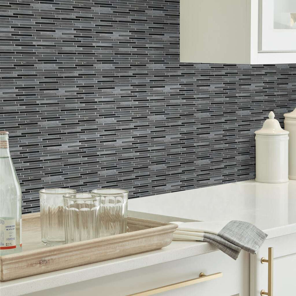 Shaw Molten Glass 00555 Obsidian Glossy Glass Mosaic | Lowest Price ...