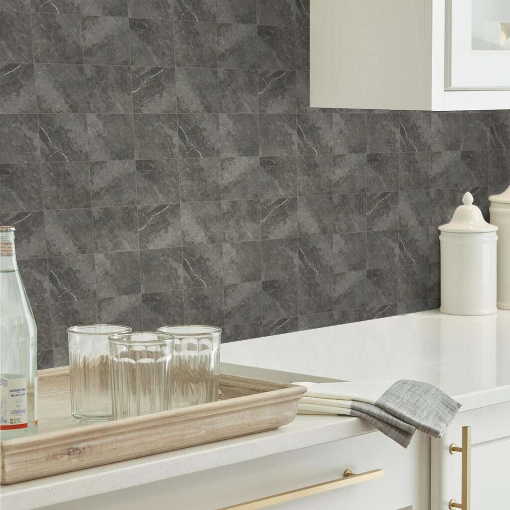 Shaw Oasis 00570 Dark Grey Smooth Ceramic Tile | Lowest Price — Stone ...