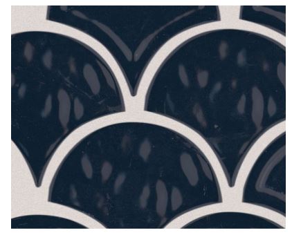 Shaw Geoscapes 00490 Midnight Blue Glossy Glass Mosaic | Lowest Price ...