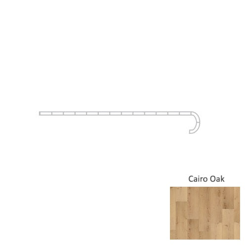 COREtec Pro Plus XL Enhanced 02956 Cairo Oak Vinyl Stair Tread — Stone ...