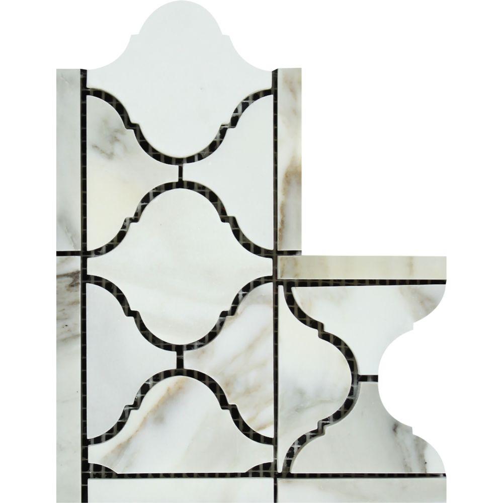 arabesque tile border