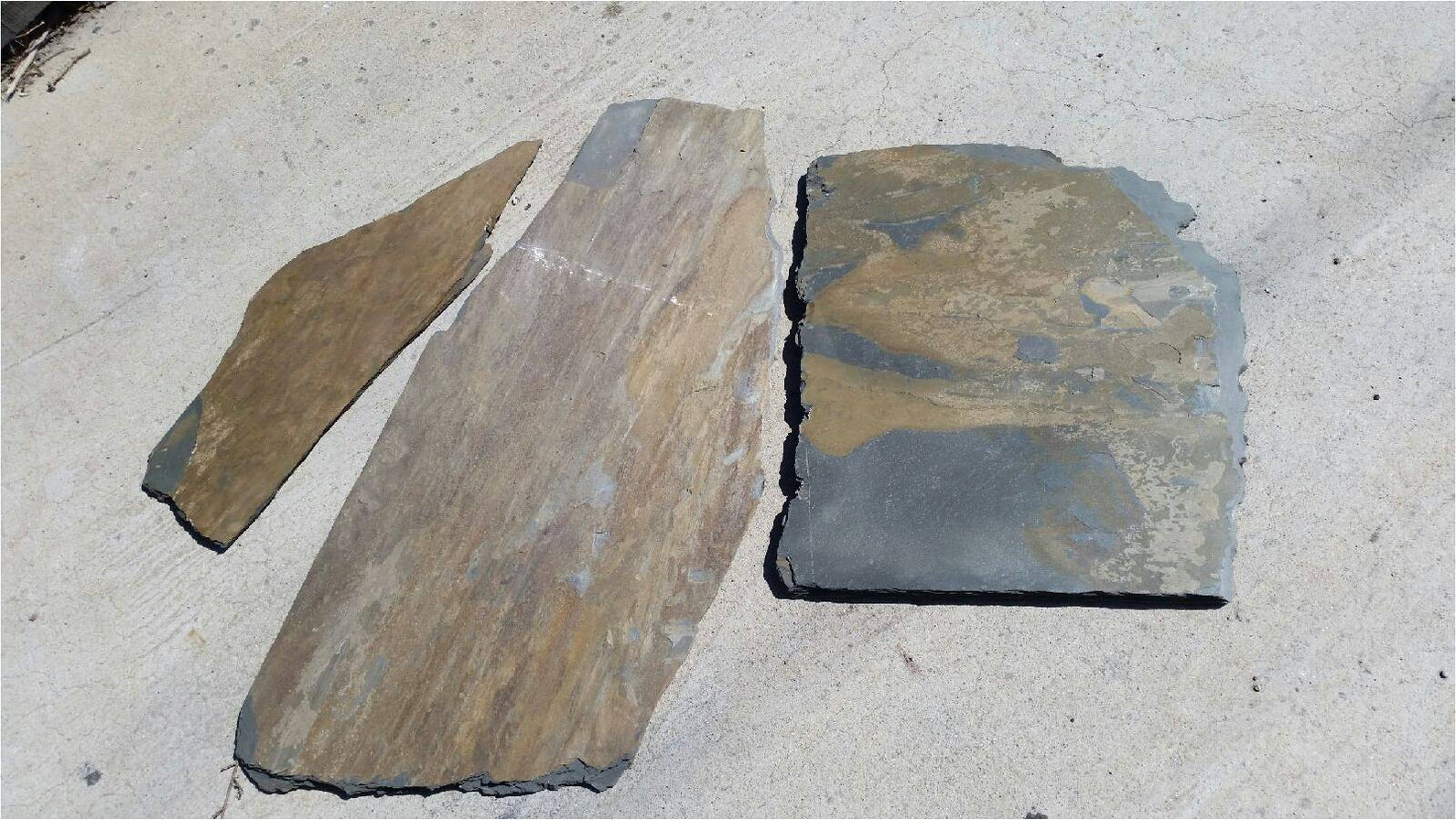 California Gold Natural Cleft Face & Back Slate Flagstone — Stone ...
